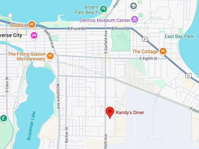 16. randy's diner map