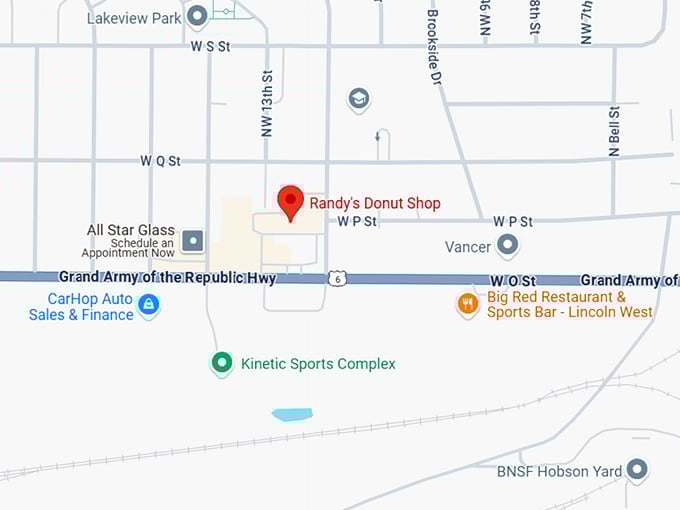16. randy's donut shop map