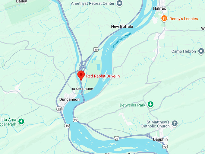 16. red rabbit drive in map