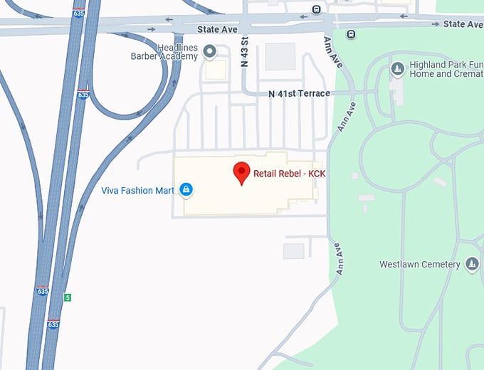 16. retail rebel kck map