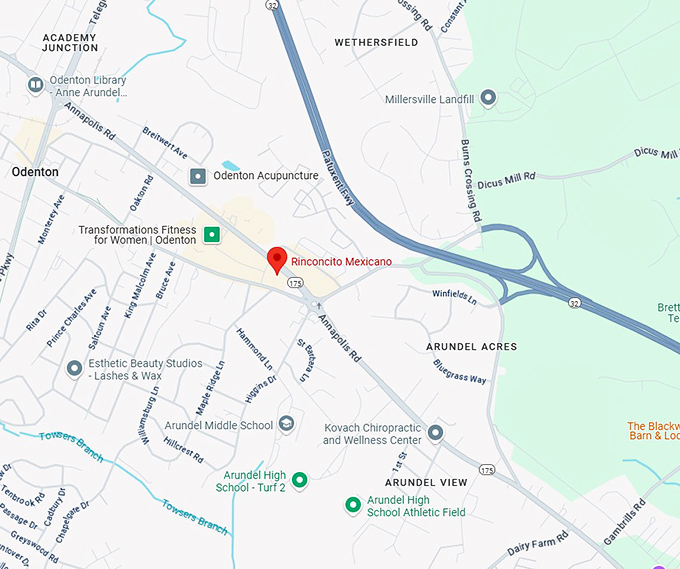 16. rinconcito mexicano map