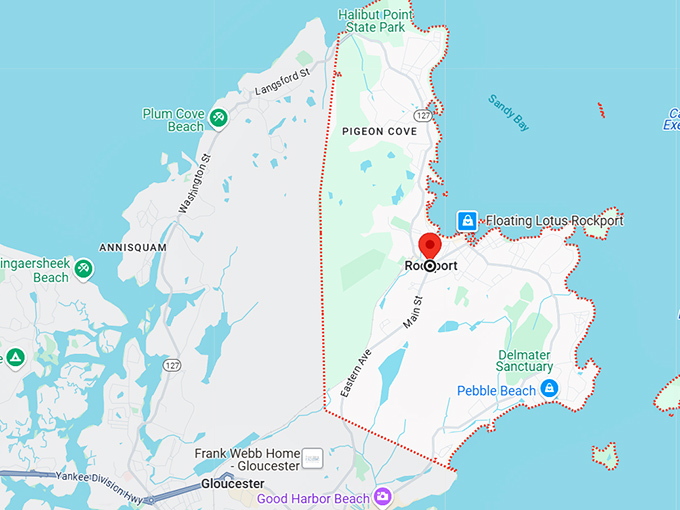 16. rockport, ma map