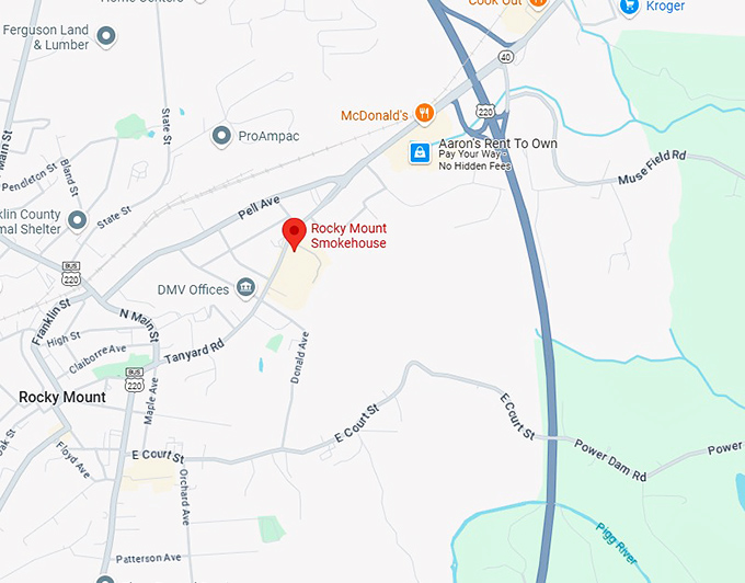 16. rocky mount smokehouse map