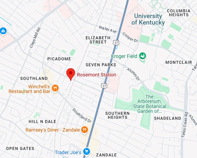 16. rosemont station map