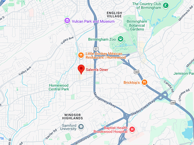 16. salem's diner map