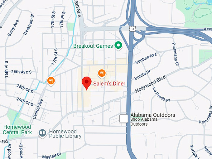 16. salem's diner map