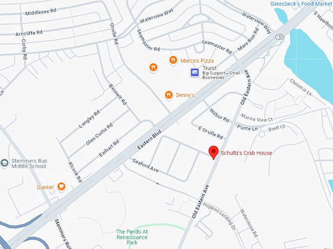 16. schultz's crab house map