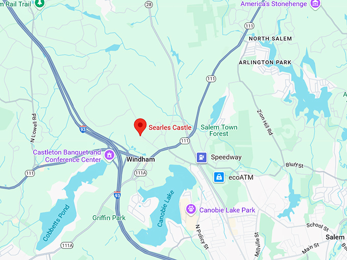 16. searles castle map