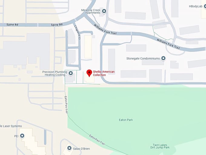 16. shelby american collection map