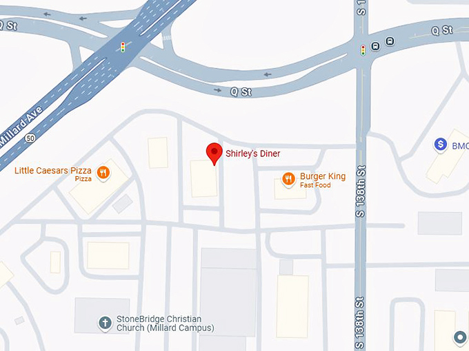 16. shirley's diner map