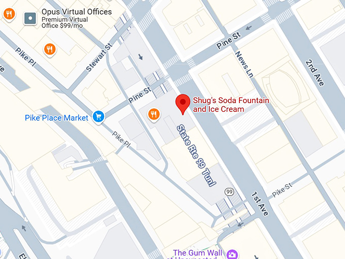 16. shug's soda fountain and ice cream map