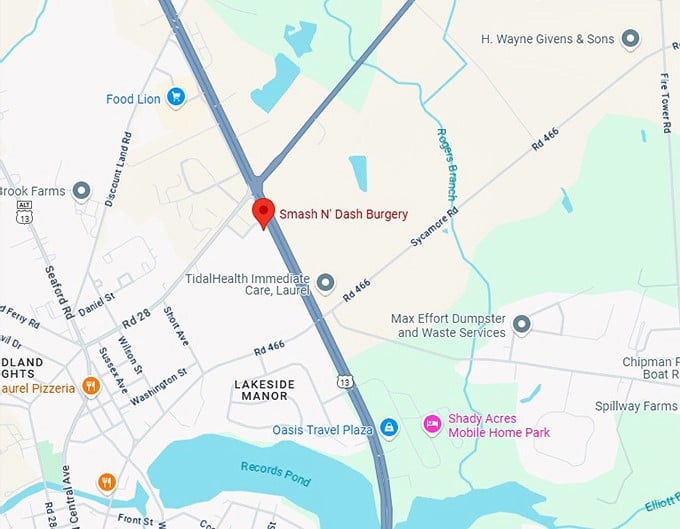 16. smash n' dash burgery map