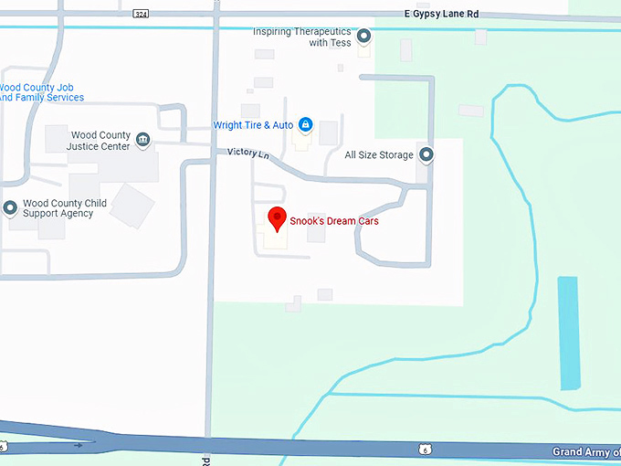 16. snook's dream cars map