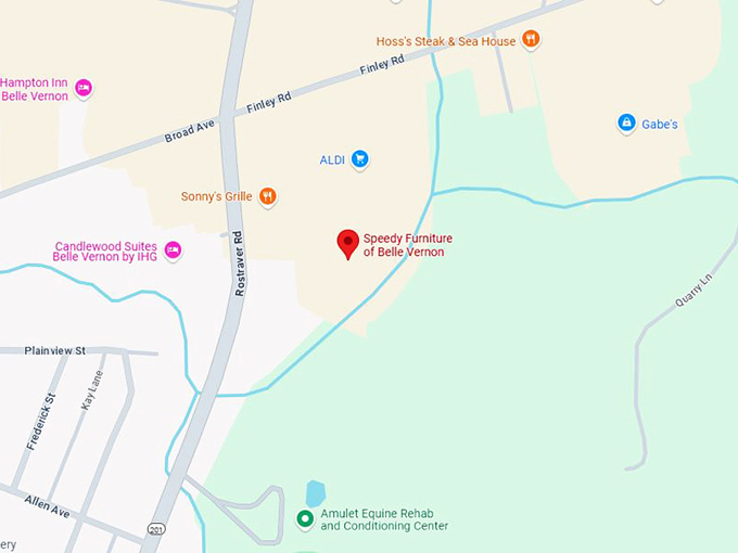 16. speedy furniture of belle vermon