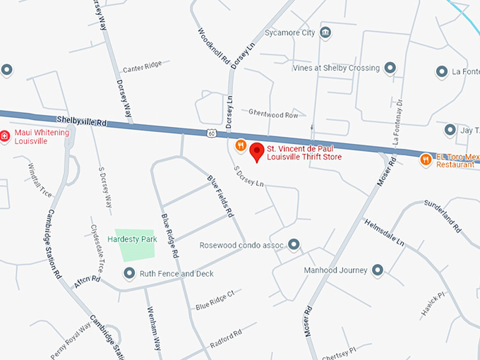 16. st. vincent de paul louisville thrift store map