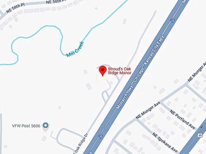 16. stroud's oak ridge manor map