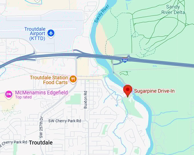 16. sugarpine drive in map