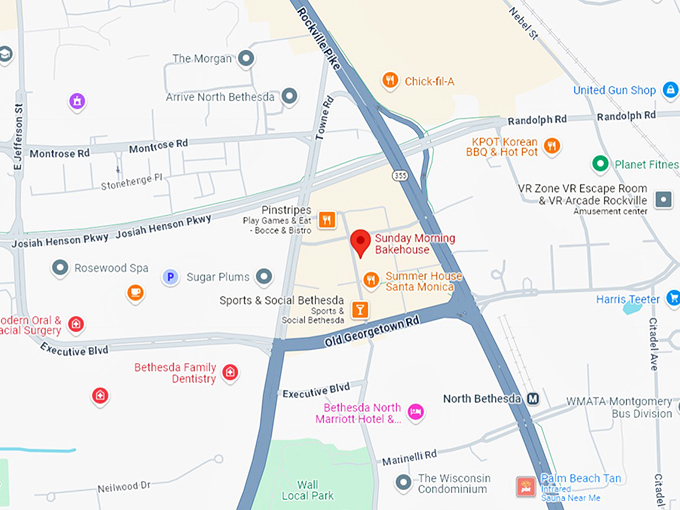 16. sunday morning bakehouse map
