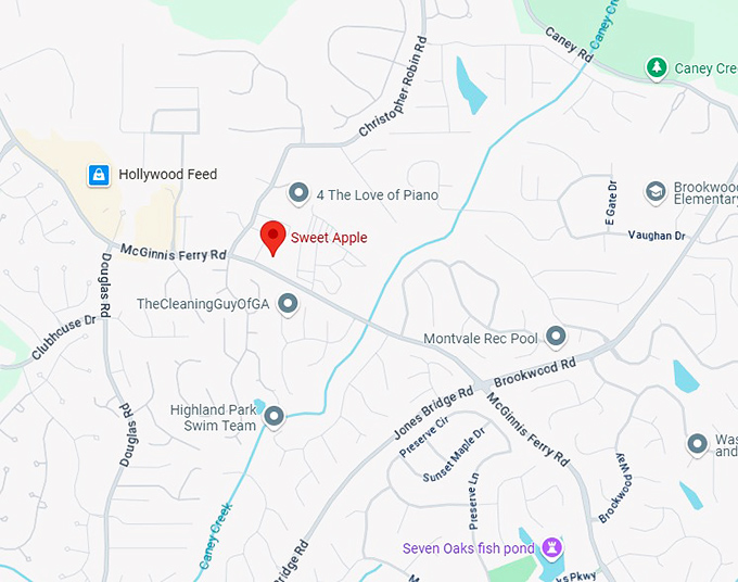 16. sweet apple map