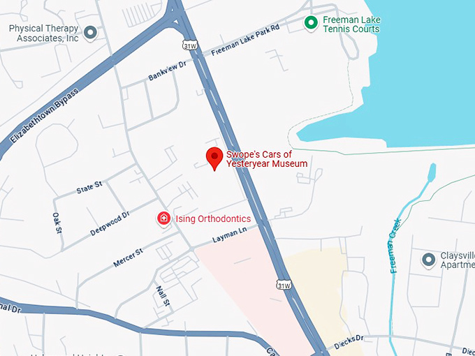 16. swope's cars of yesteryear museum map