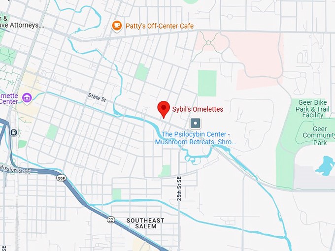 16. sybil's omelettes map