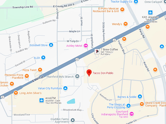 16. tacos don pablo map