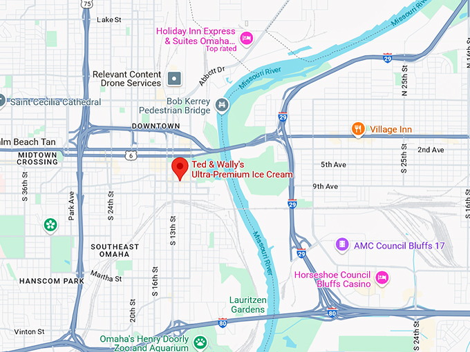 16. ted & wally's ultra premium ice cream (1120 jackson st) map