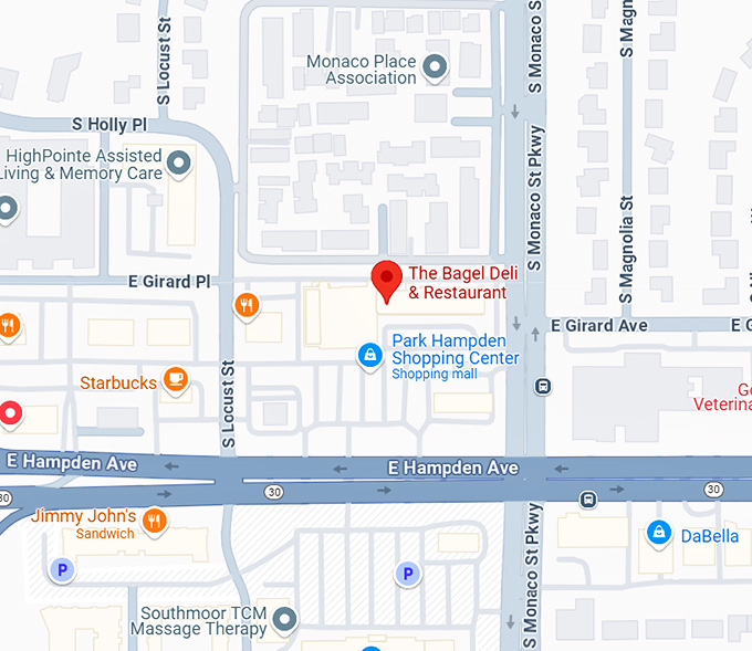 16. the bagel deli & restaurant map