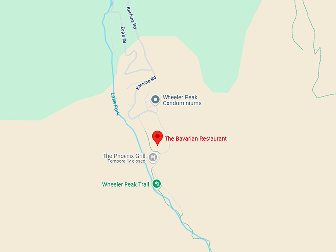 16. the bavarian restaurant map