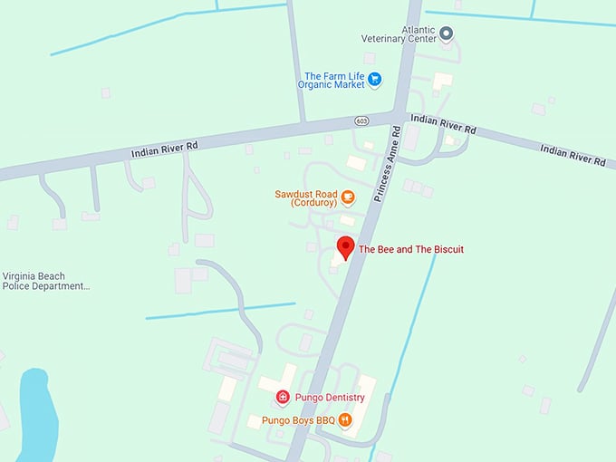 16. the bee and the biscuit map