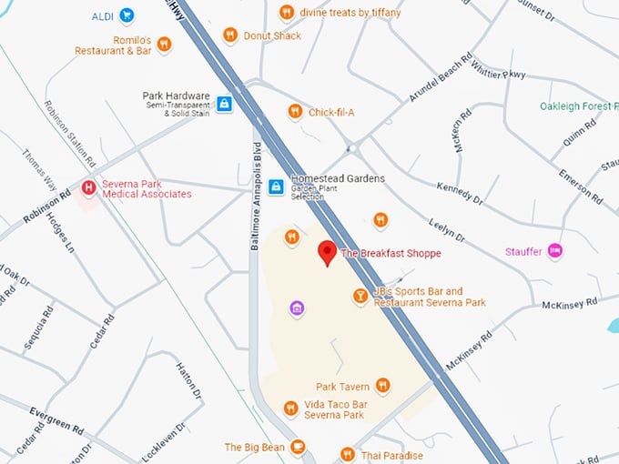 16. the breakfast shoppe map
