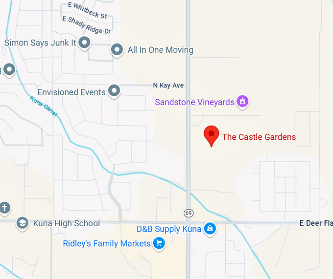 16. the castle gardens map