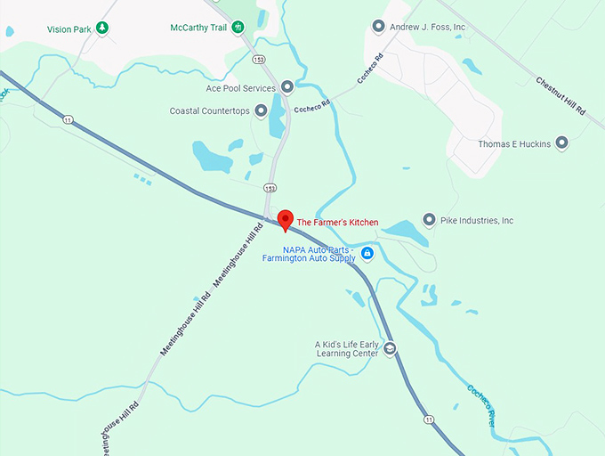 16. the farmer's kitchen map