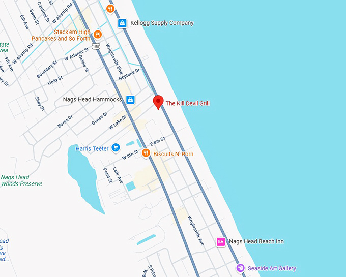 16. the kill devil grill map