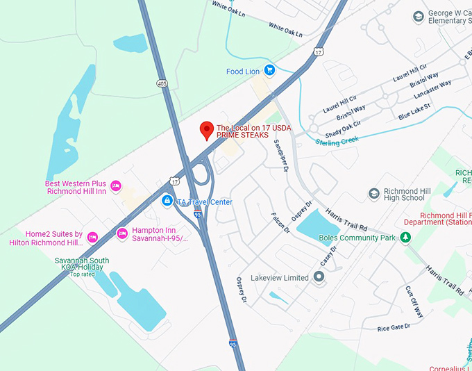 16. the local on 17 usda prime steaks map