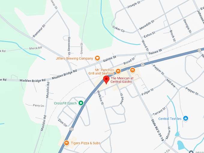 16. the mexican at central gastro map