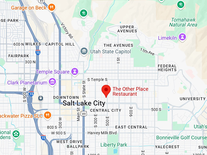 16. the other place restaurant map