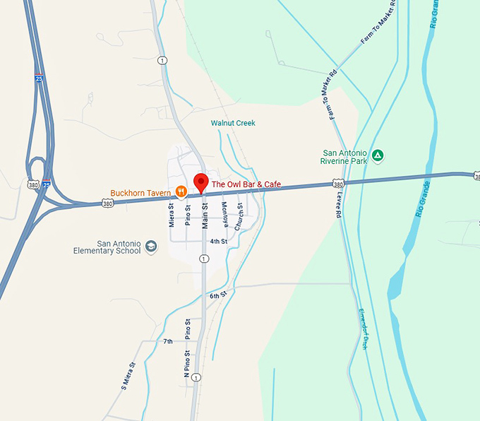 16. the owl bar & cafe map