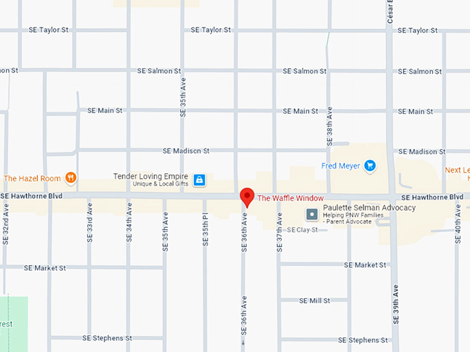 16. the waffle window map