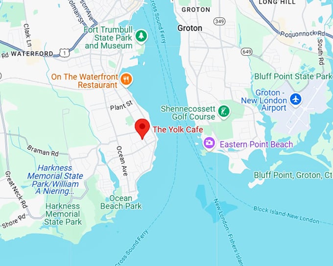 16. the yolk cafe map