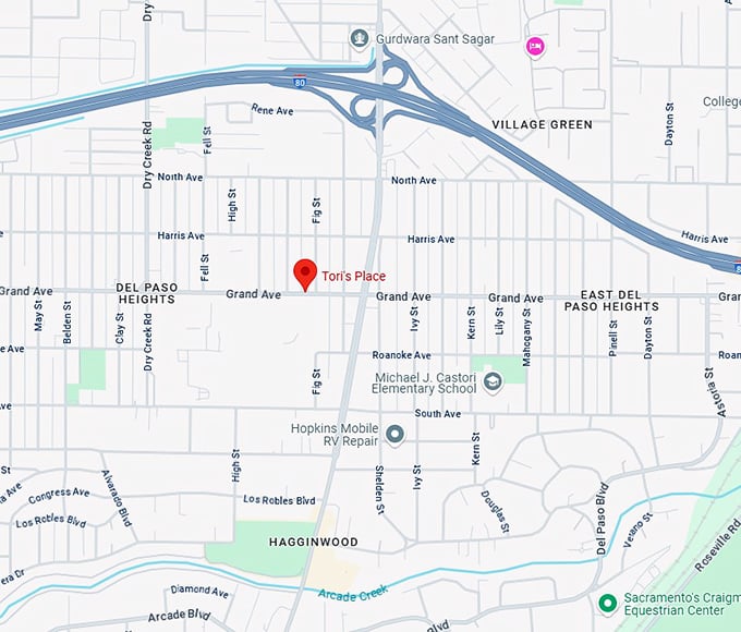 16. tori's place map