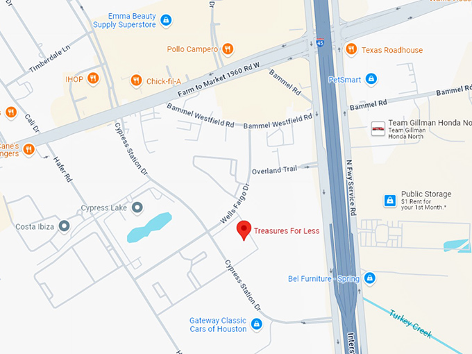 16. treasures for less map