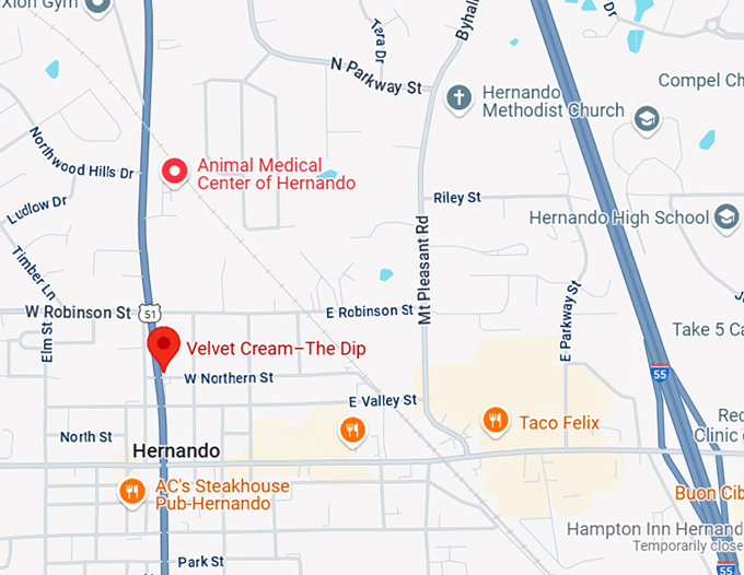 16. velvet cream&ndash;the dip map