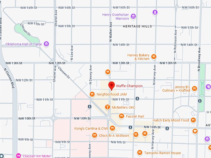 16. waffle champion map