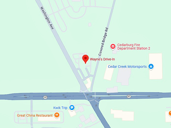 16. wayne's drive in map