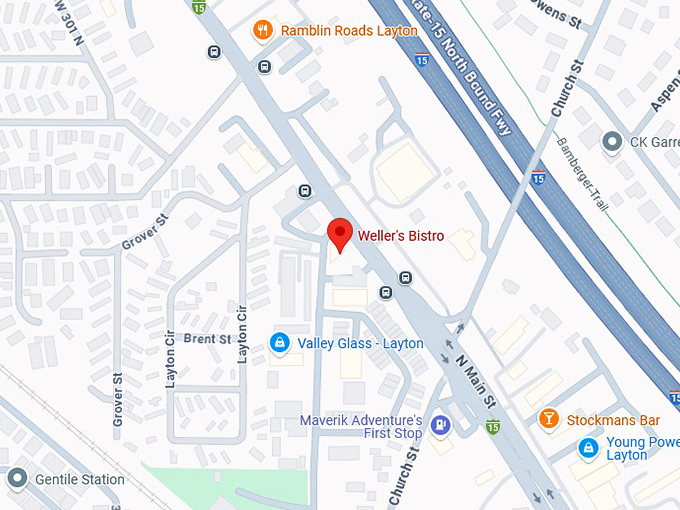 16. weller's bistro map