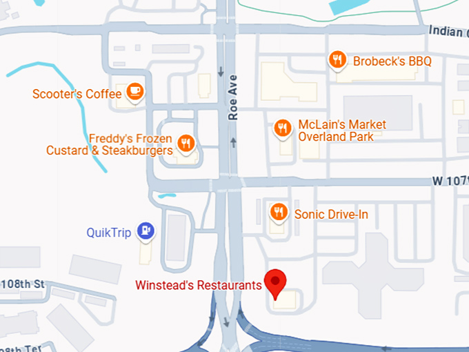 16. winstead's restaurants map