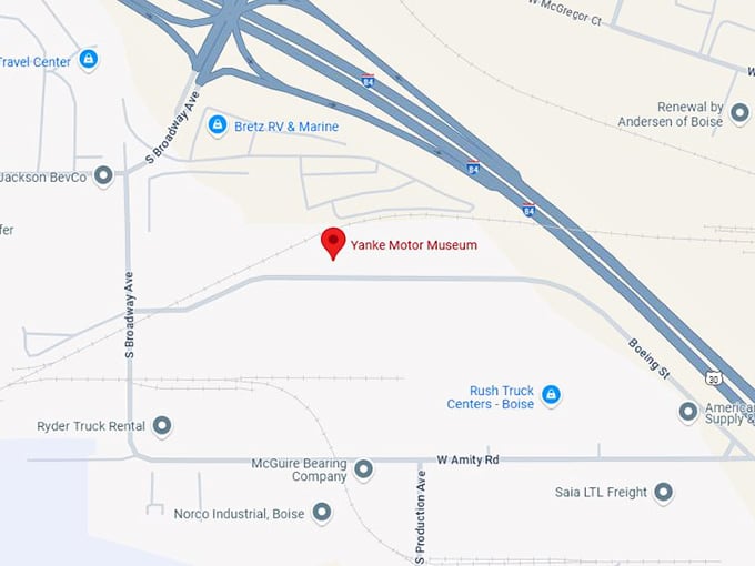 yanke motor museum map