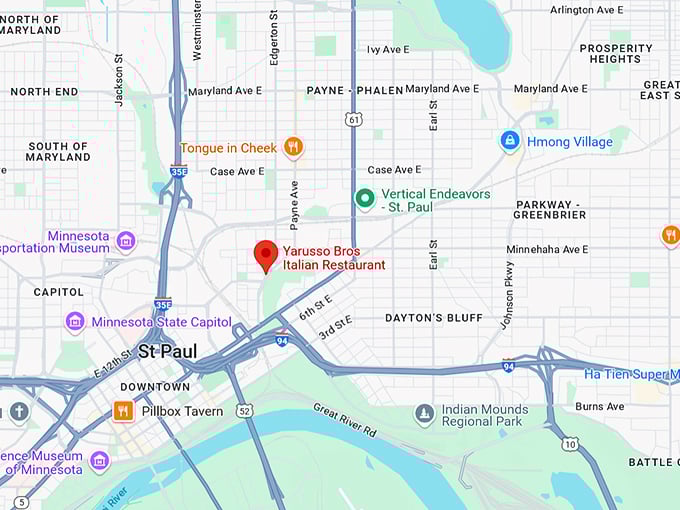 16. yarusso bros italian restaurant map