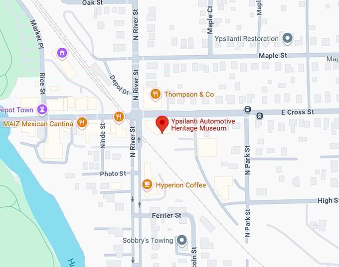 16. ypsilanti automotive heritage museum map